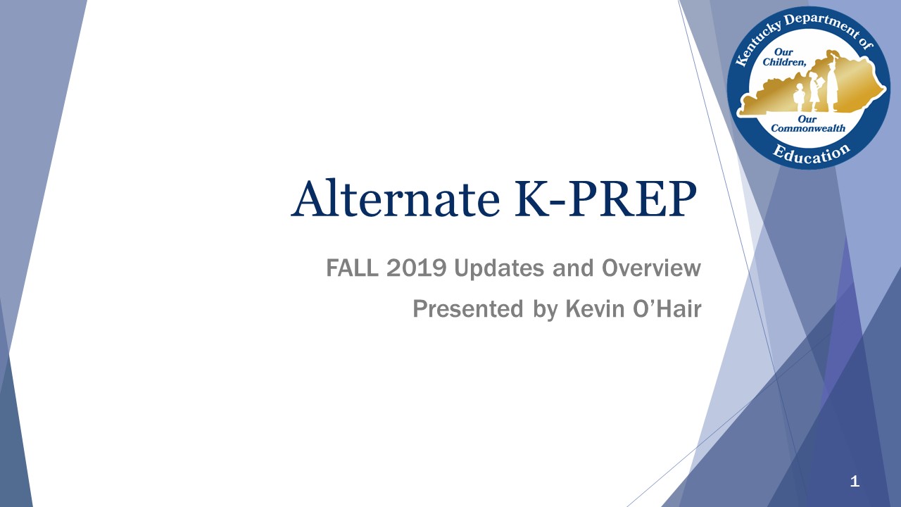 Alternate K-PREP | KDE MEDIA PORTAL