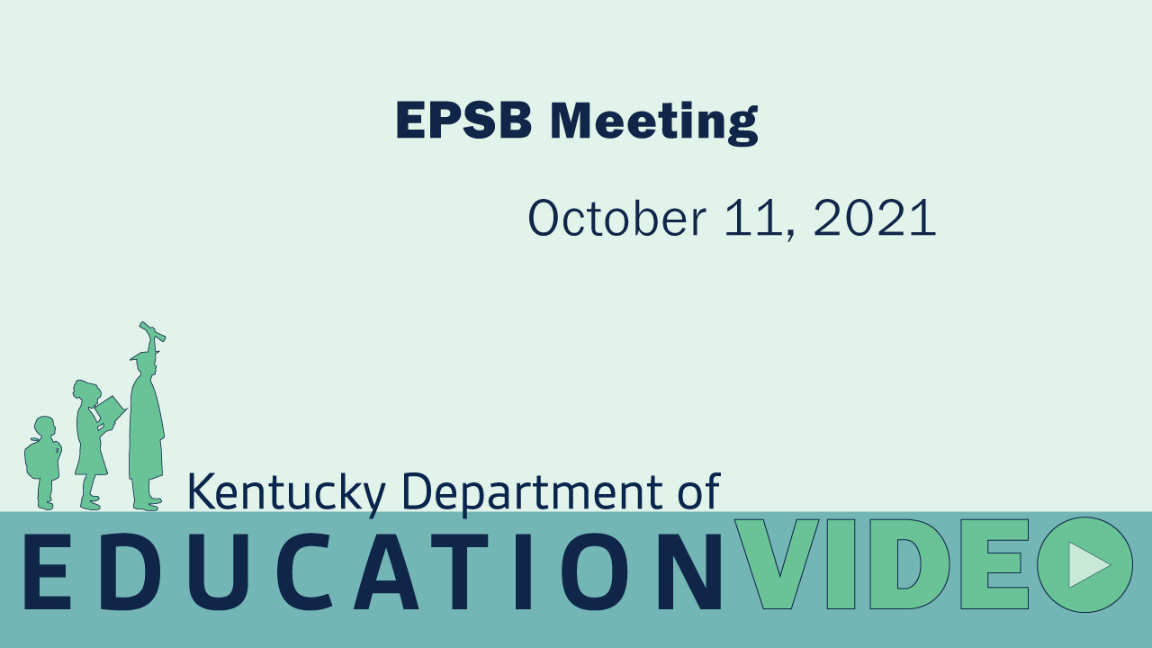 EPSB – October 11, 2021 | KDE MEDIA PORTAL
